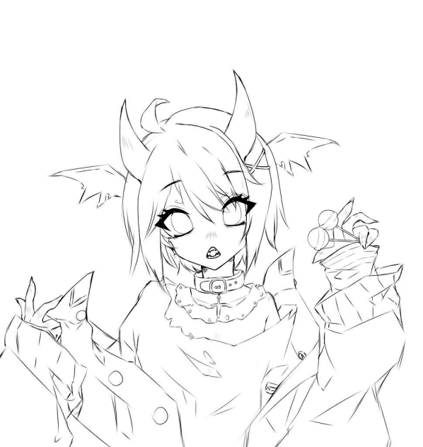 Demon girl - ibisPaint