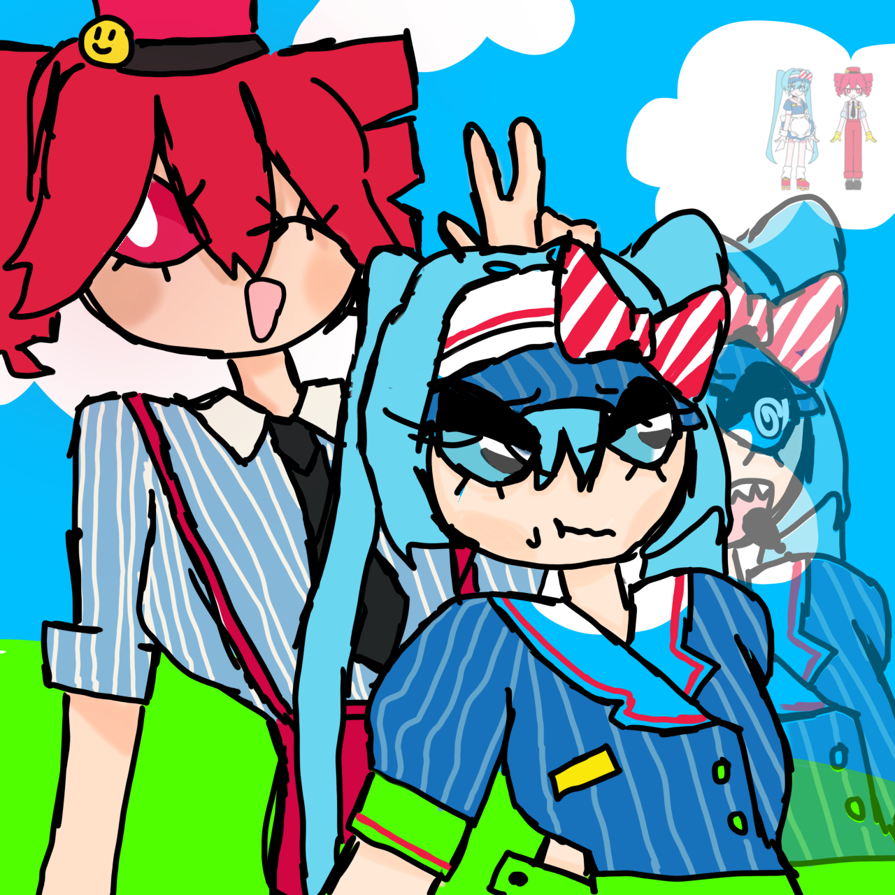 MIKU & TETO FINISHED - ibisPaint