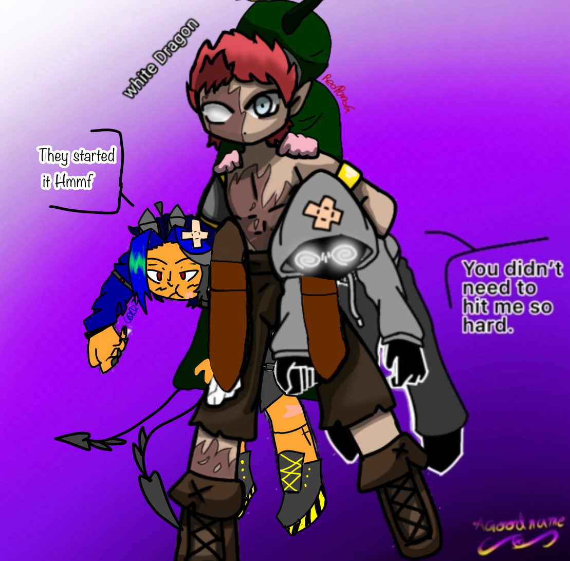 Stop fight collab - ibisPaint