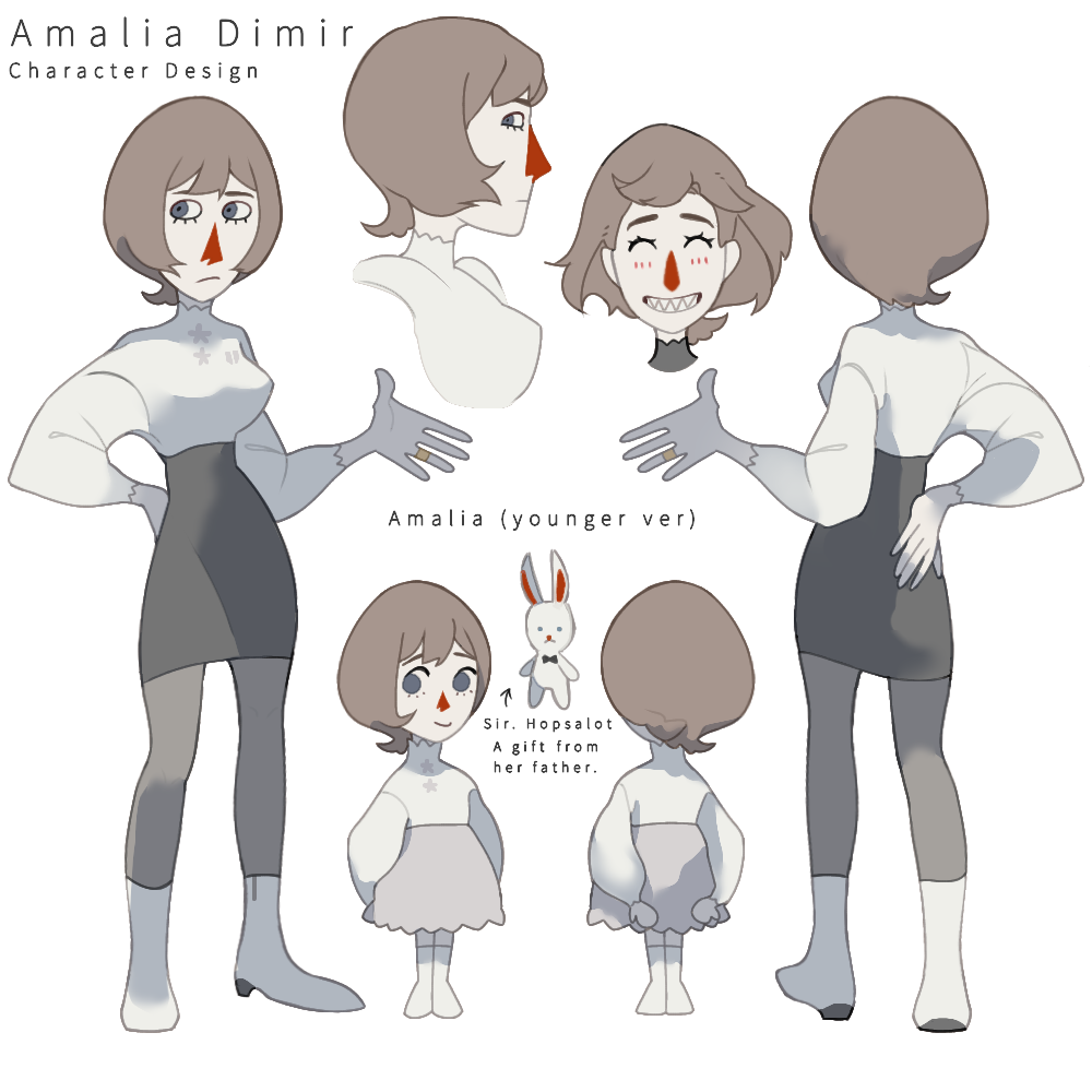 Amalia (Character Design) - ibisPaint