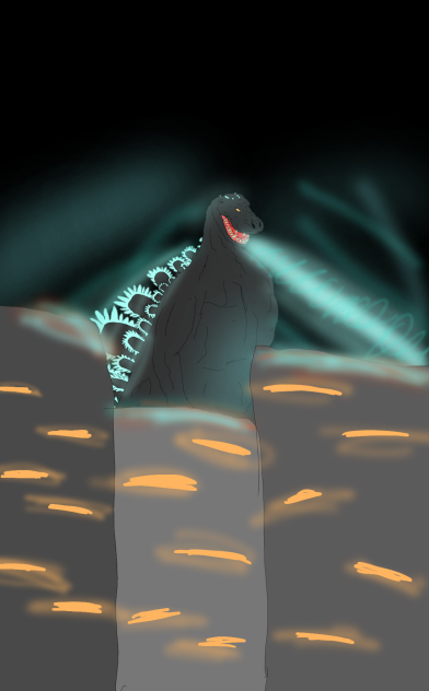 Godzilla - ibisPaint