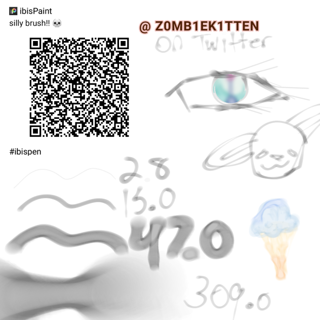 silly brush 💀 - ibisPaint