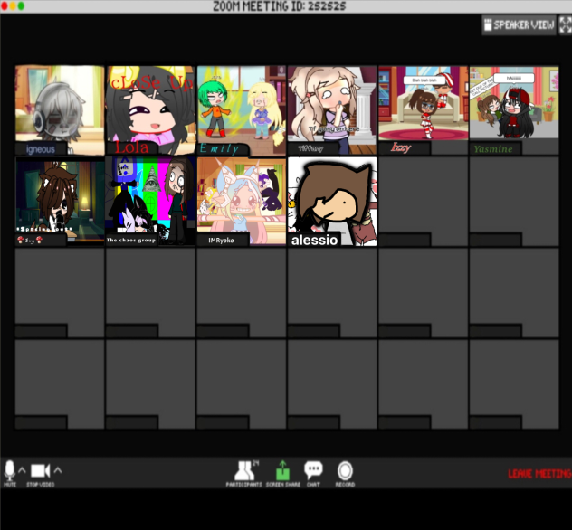 Zoom meeting collab - ibisPaint