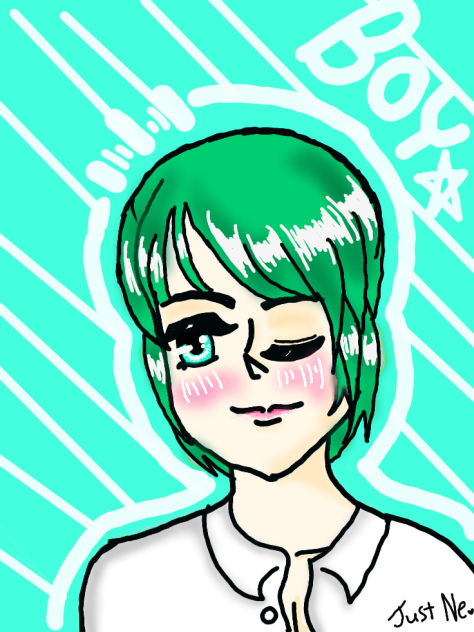 green boy - ibisPaint