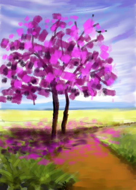 Flamboyant tree - ibisPaint