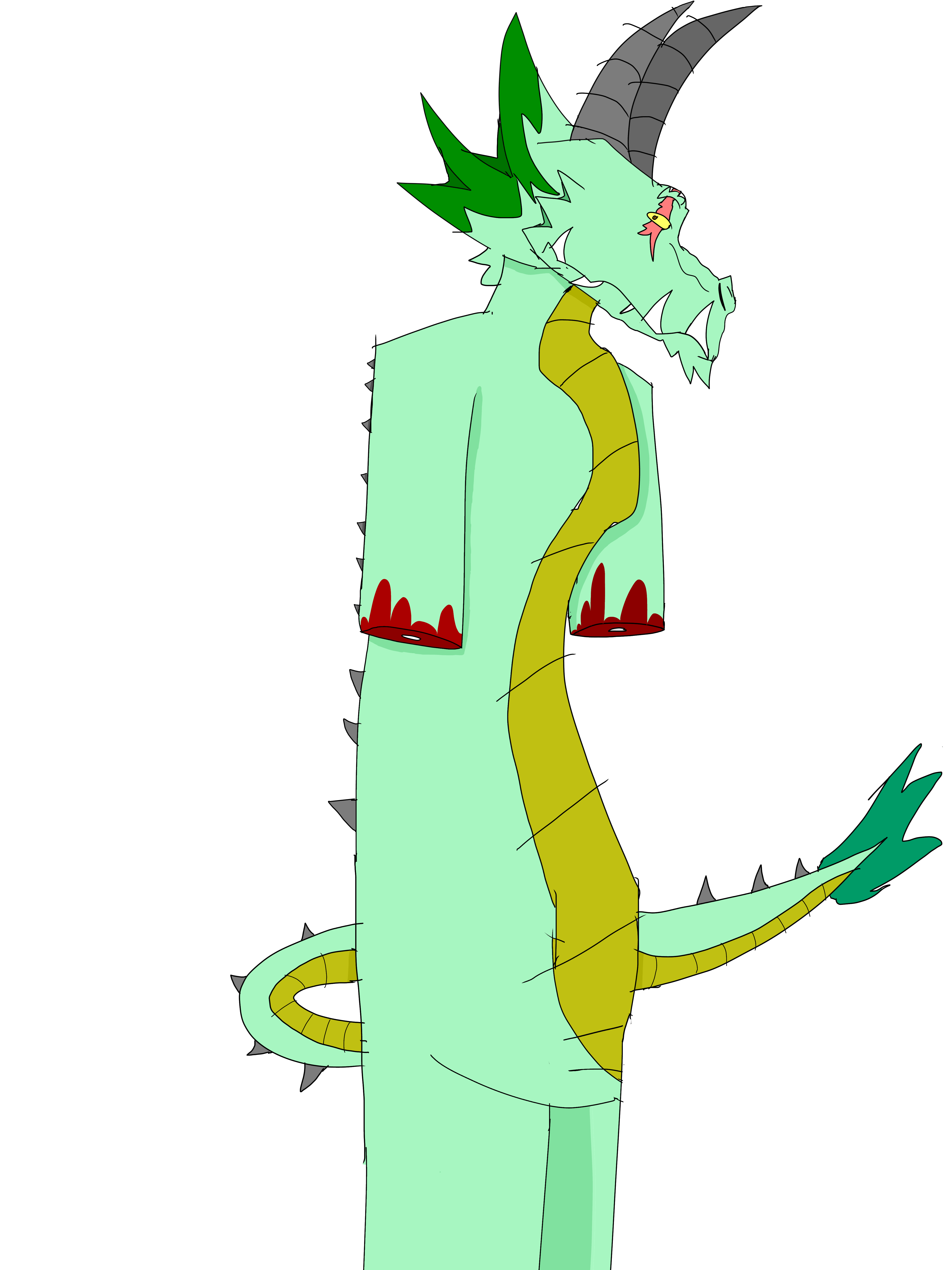 Armless dragon - ibisPaint