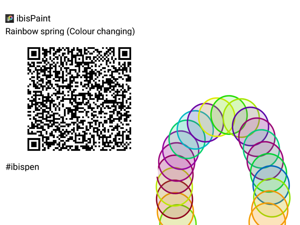 🌈 Rainbow spring (Colour changing) - ibisPaint