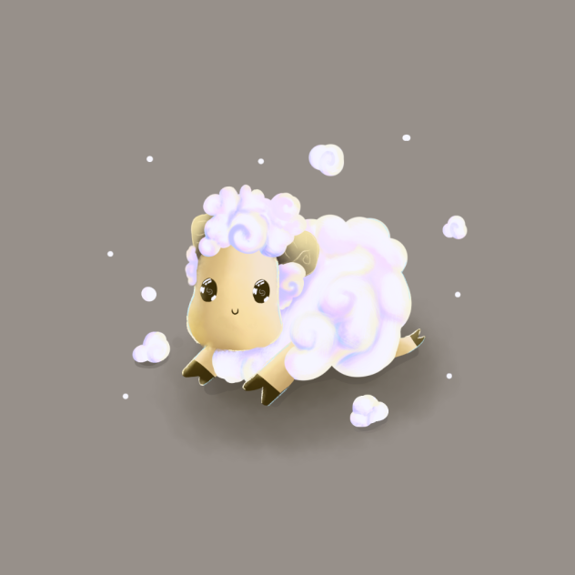 marshmello sheep - ibisPaint