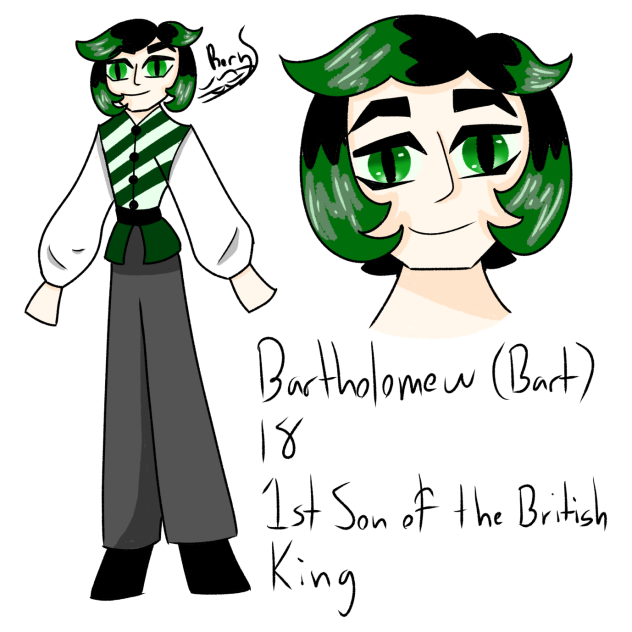 Bartholomew the green kind boi - ibisPaint