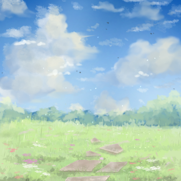 peaceful field - ibisPaint