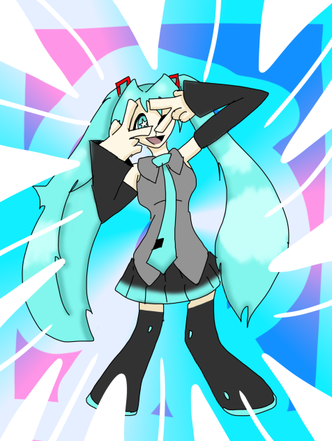 Miku miku beam😋 - ibisPaint
