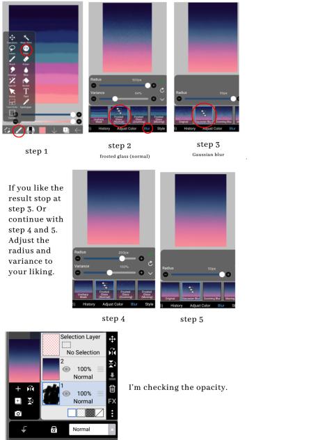 how to gradient tutorial - ibisPaint