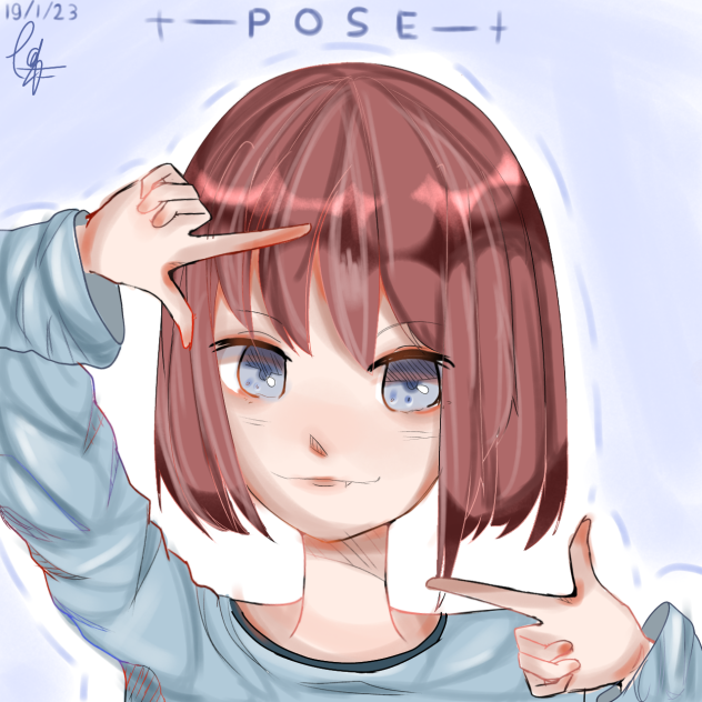 Girl drawing - ibisPaint