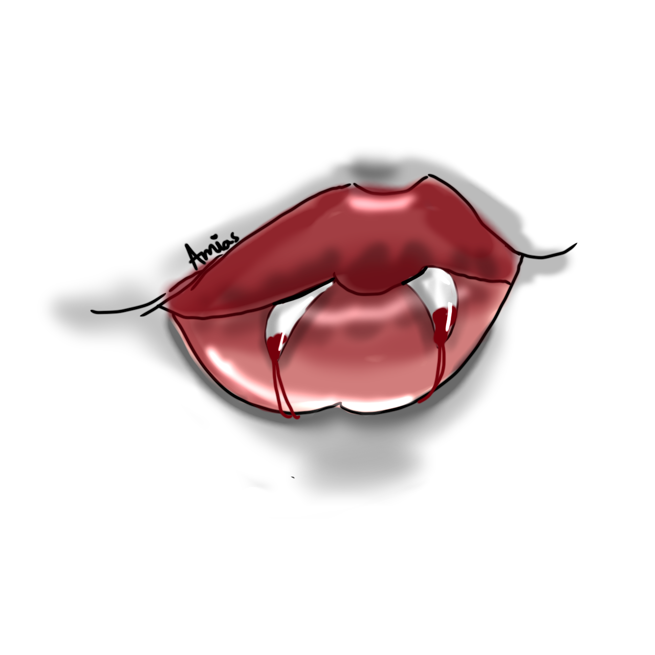 vampire lips👄 - ibisPaint