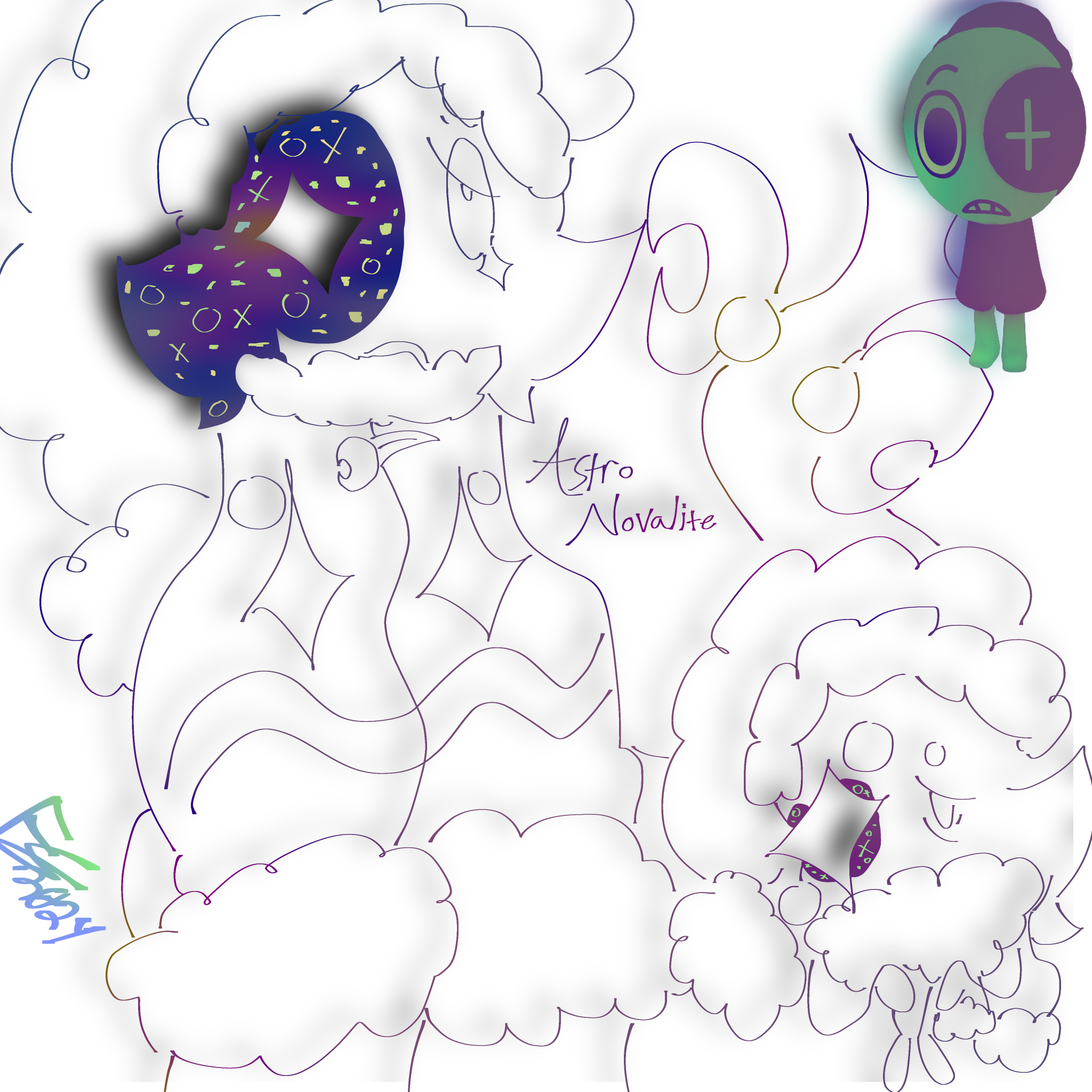 2nd astro redesign 🌙 - ibisPaint