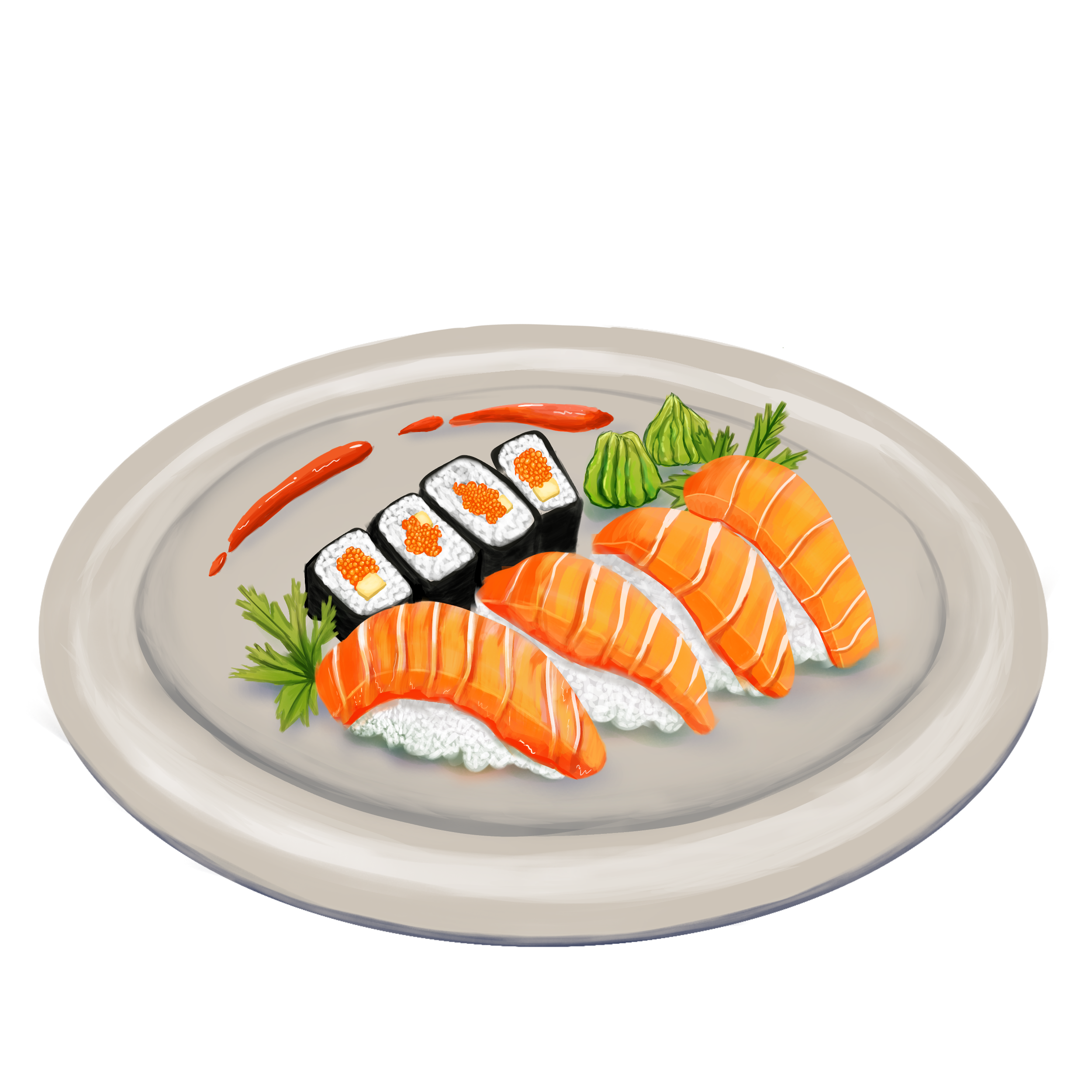 Sushi (last entry) - ibisPaint