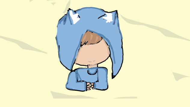 Cute girl wearing a onesie - ibisPaint