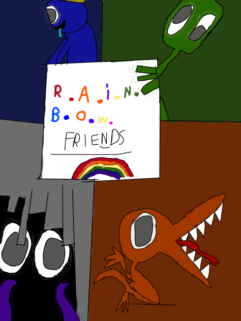 Rainbow Friends FA - ibisPaint