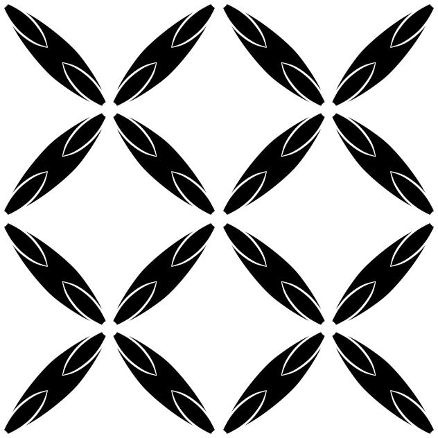 Tradicional pattern _ black4 - ibisPaint