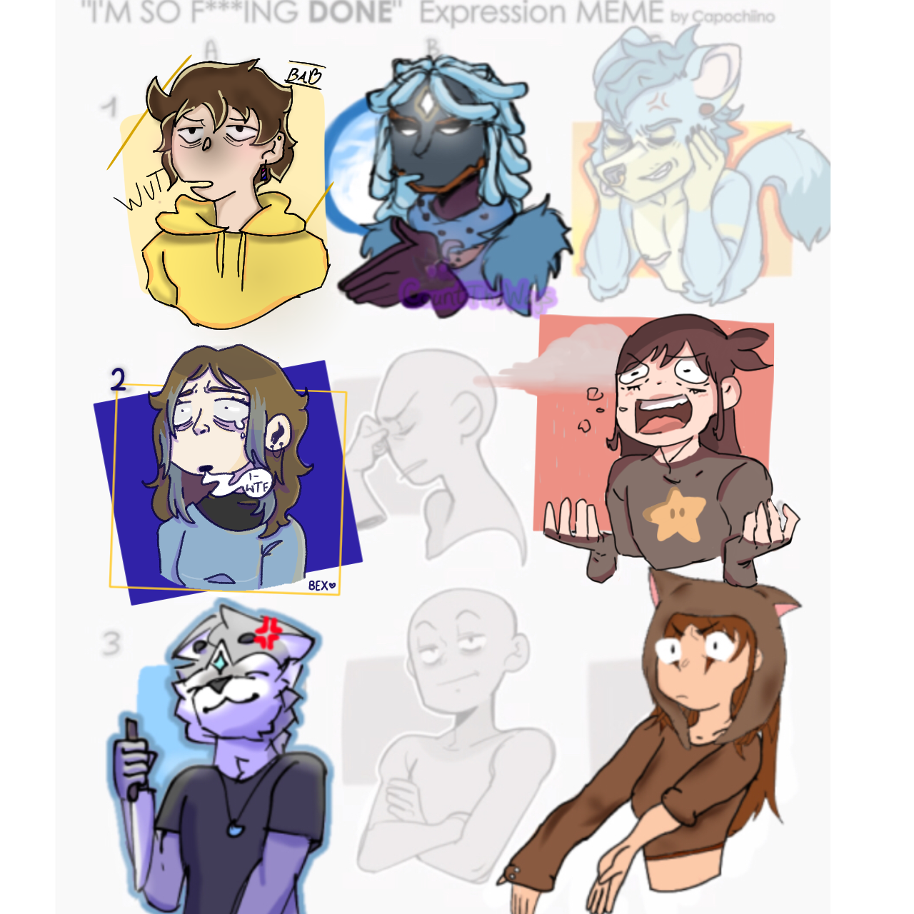 i'm so f...ing done collab - ibisPaint