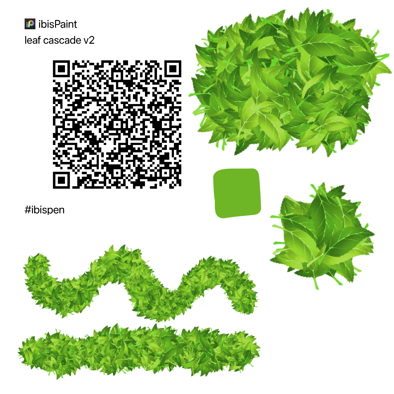 Leaf Cascade v2 - ibisPaint