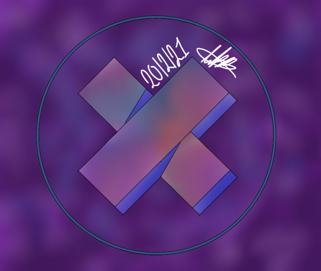 XPLR logo with my twist - ibisPaint