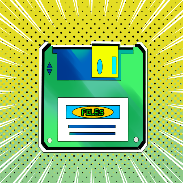 retro disc - ibisPaint