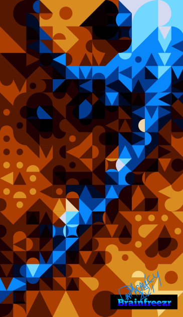 #339 Blue Streak Abstract - ibisPaint