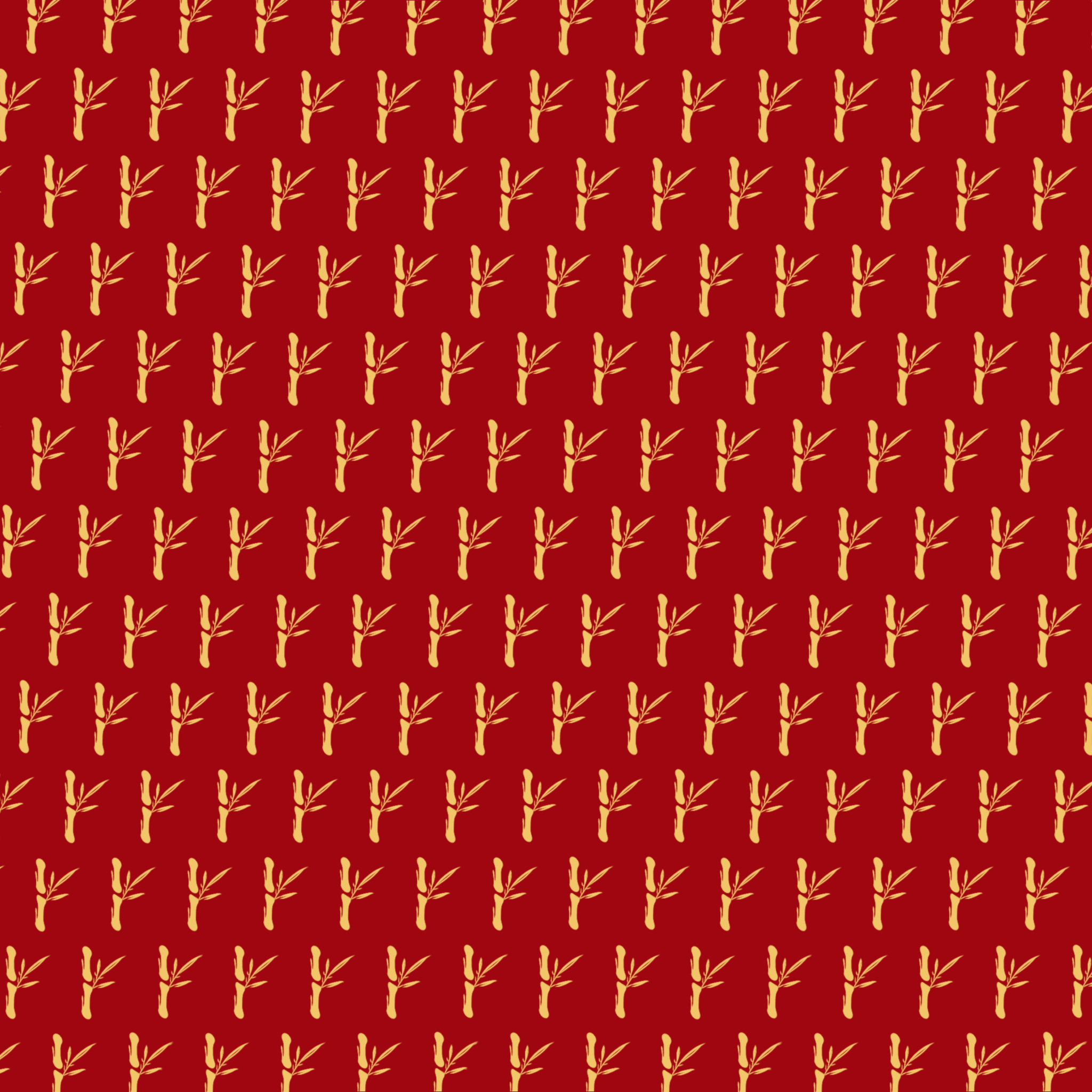 pattern - Red Gold Bamboo 03 - ibisPaint