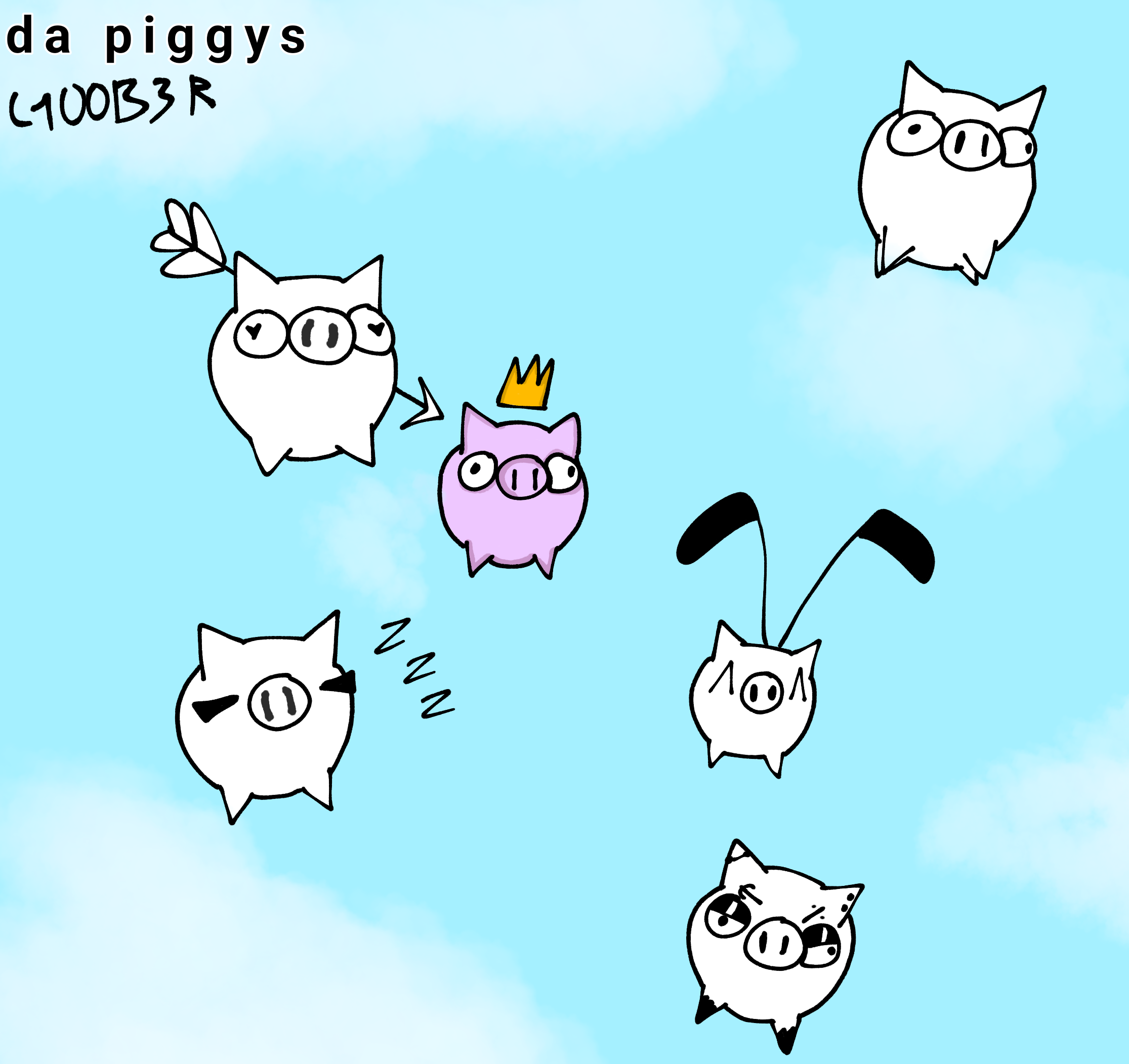 Piggy Collab - ibisPaint