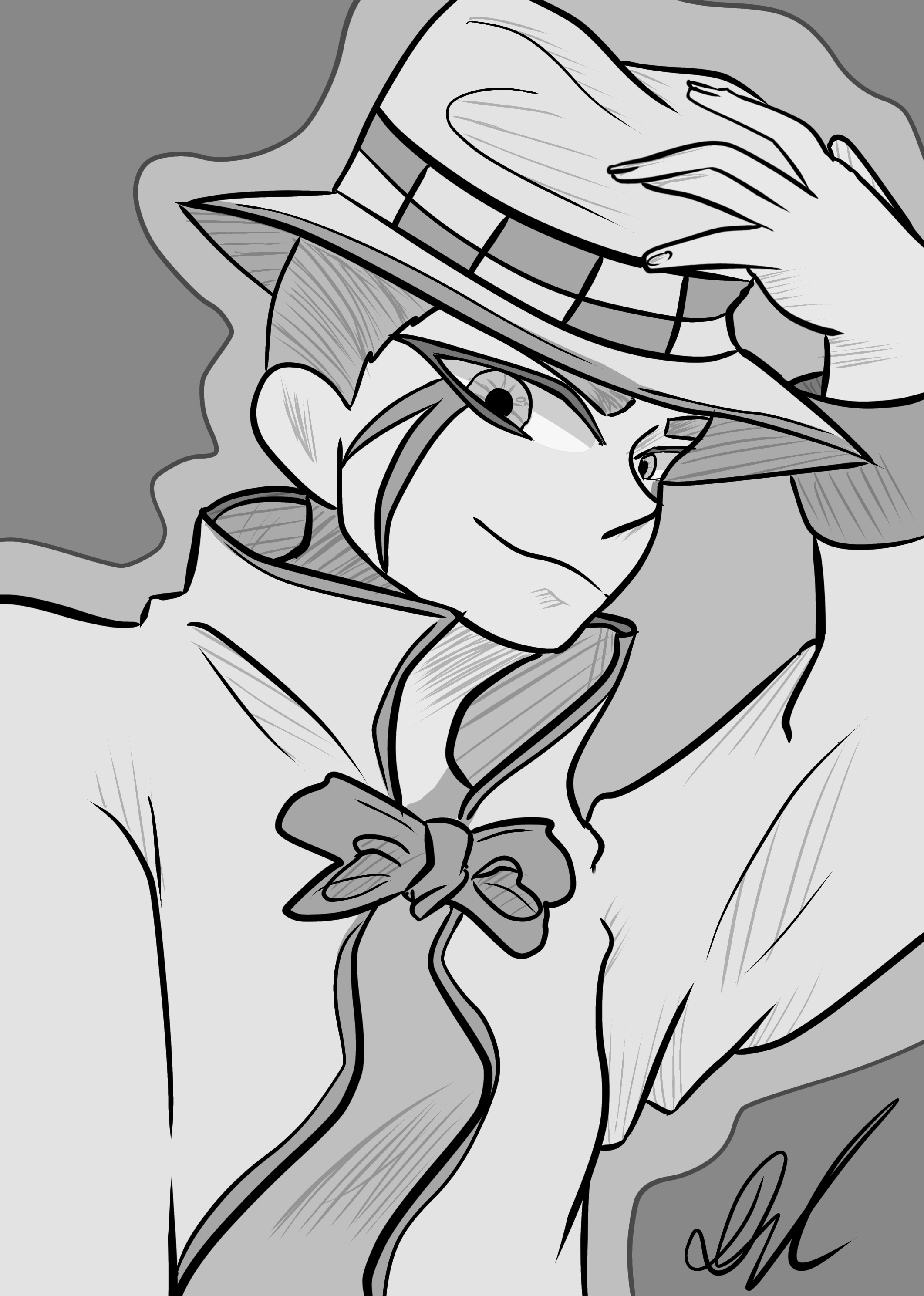 Pink Dark Boy - ibisPaint