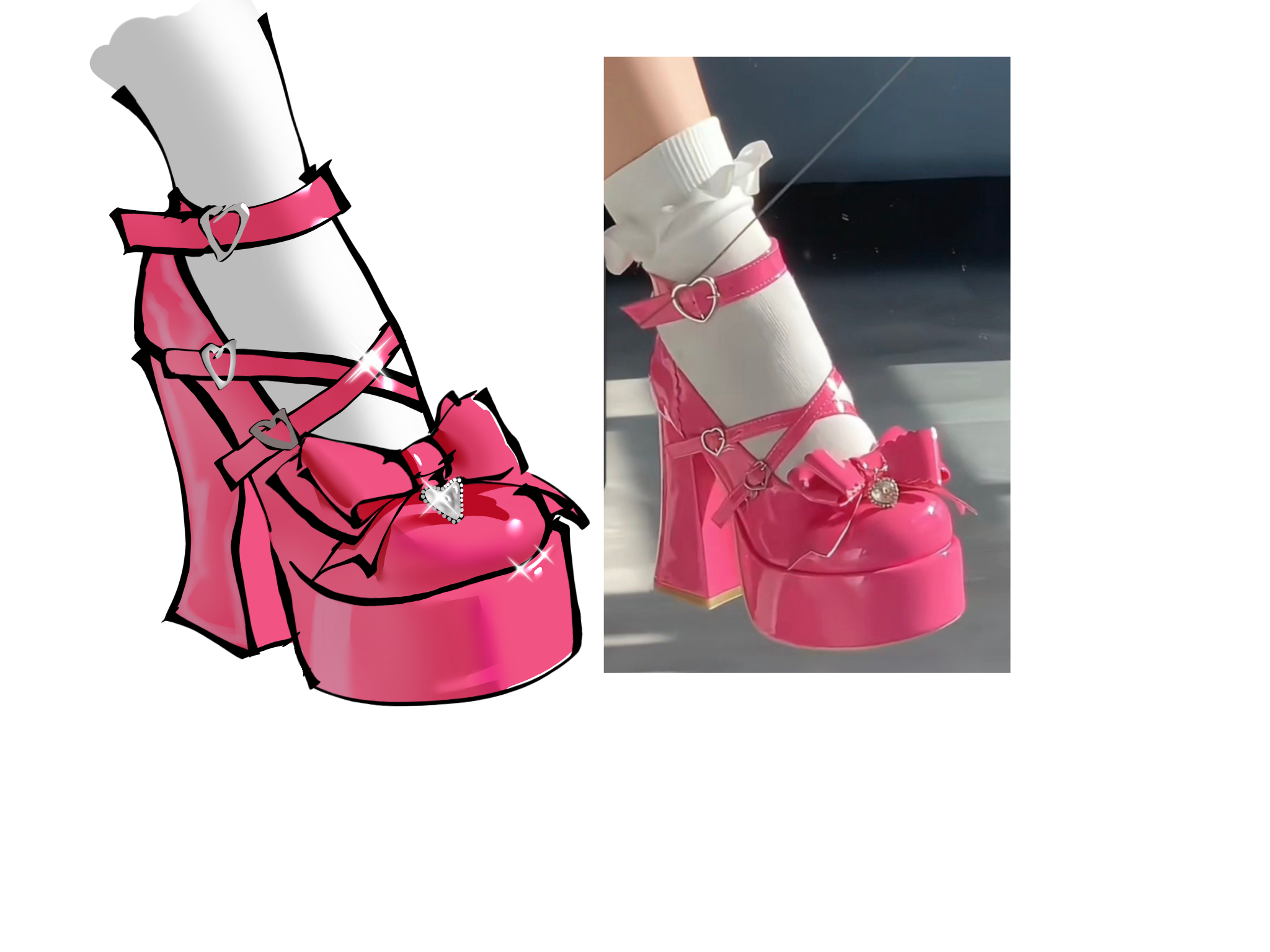 Platform shoes - ibisPaint