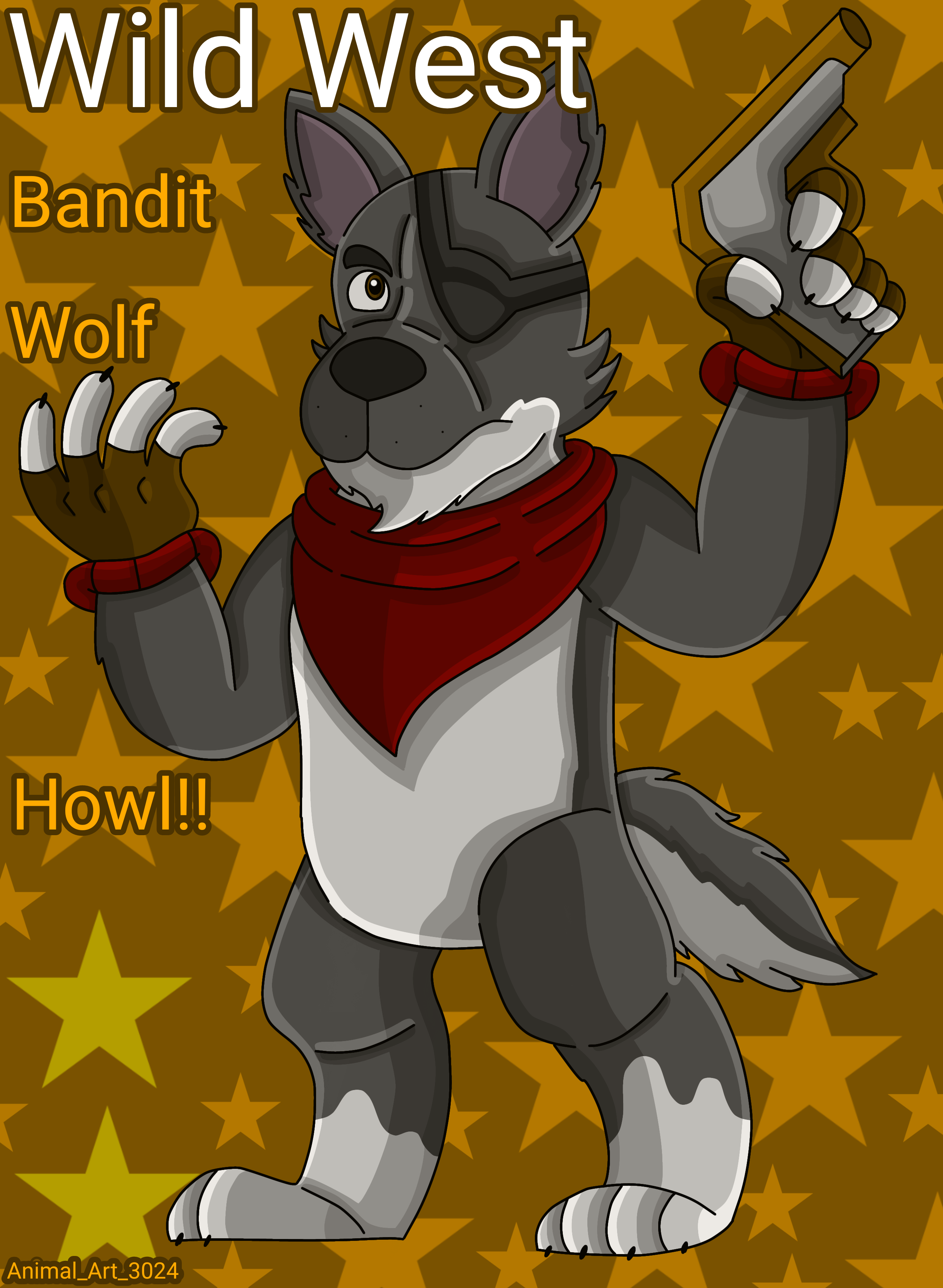 Bandit wolf - ibisPaint