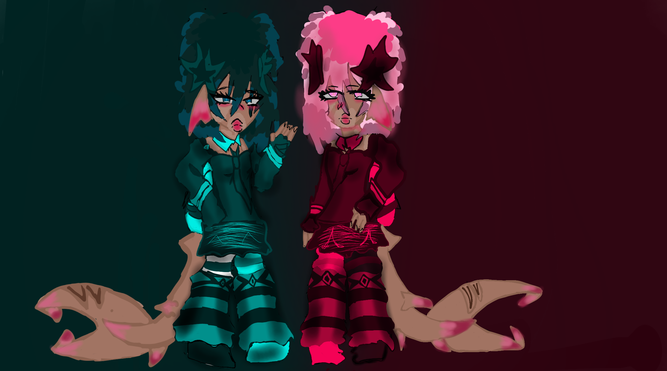 Lux and Rux (my biggest project!!) - ibisPaint