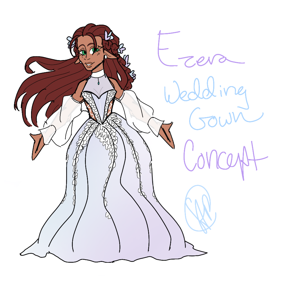 Wedding Dress Concept - ibisPaint