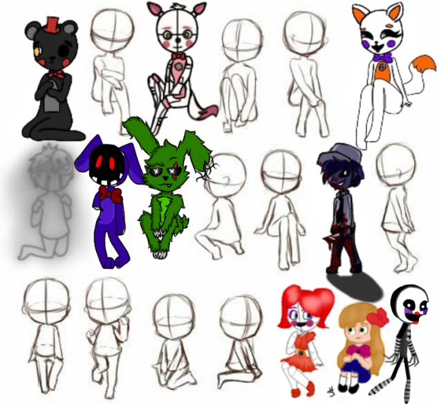 Fnaf collab - ibisPaint