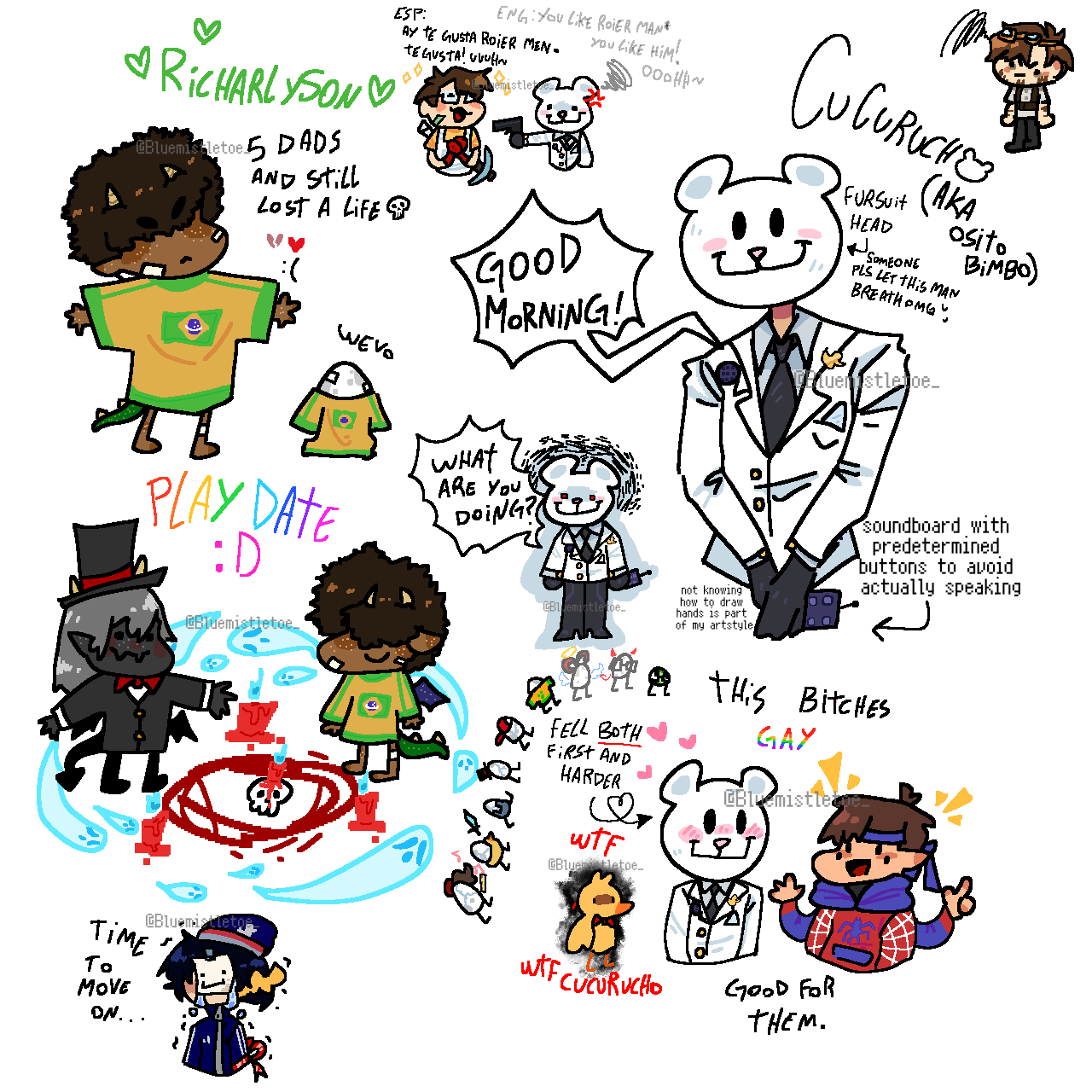 Qsmp doodles I did instead of working! - ibisPaint