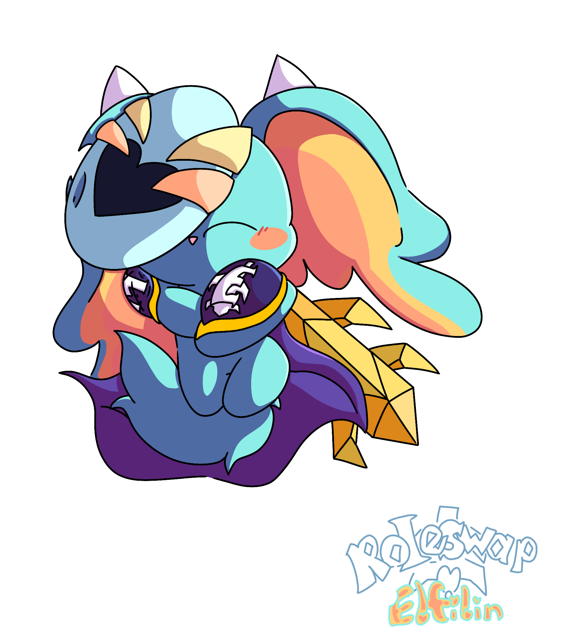 Roleswap!Elfilin - ibisPaint