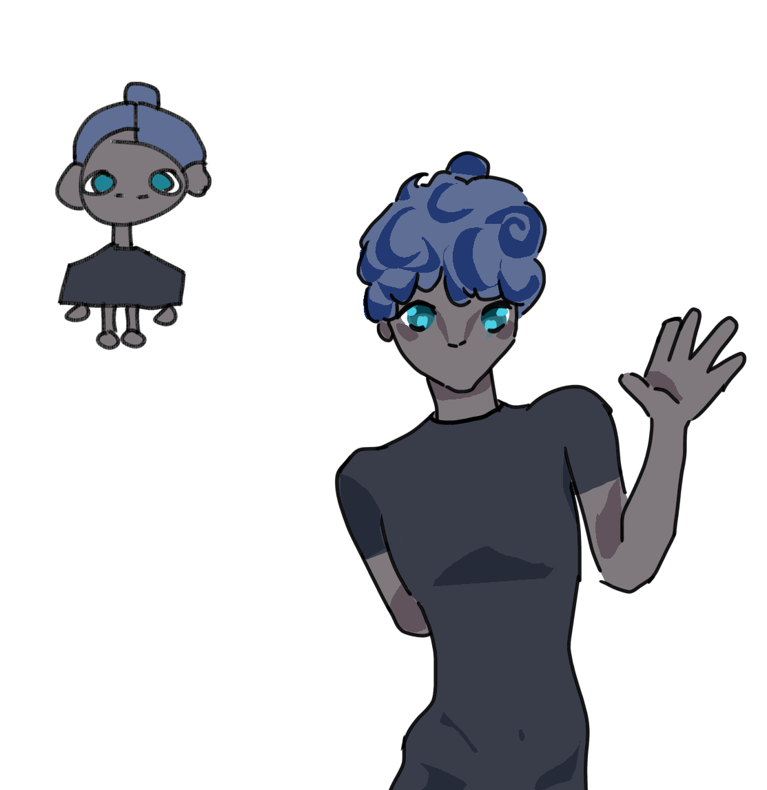 I’m blueeee🦕 - ibisPaint