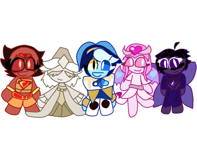 The Beast cookies as kids - ibisPaint