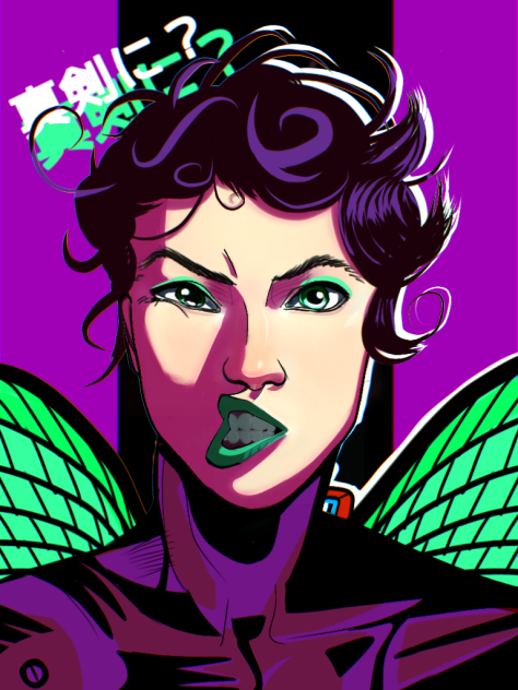 Bug girl - ibisPaint