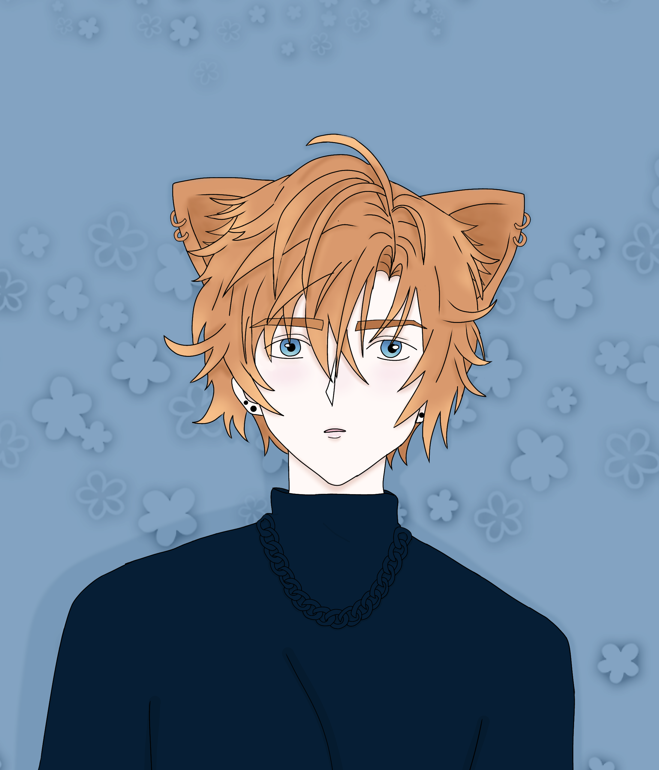 tabby neko boy - ibisPaint