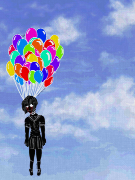 Red balloons - ibisPaint