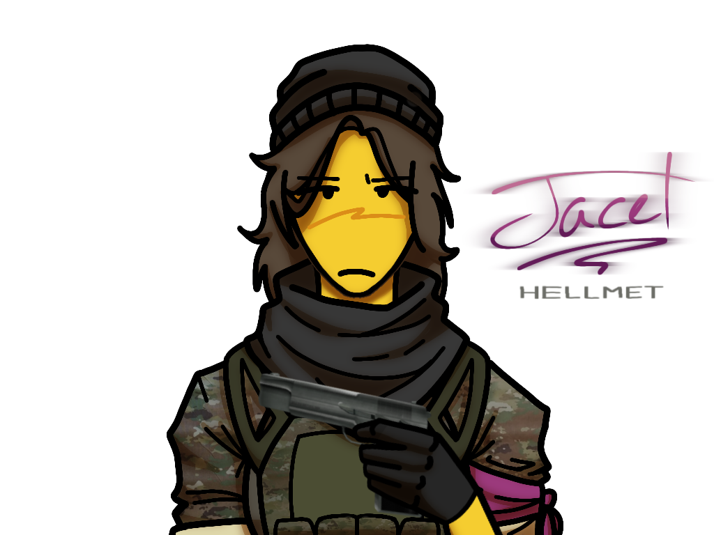 Jacet ROBLOX HELLMET - ibisPaint