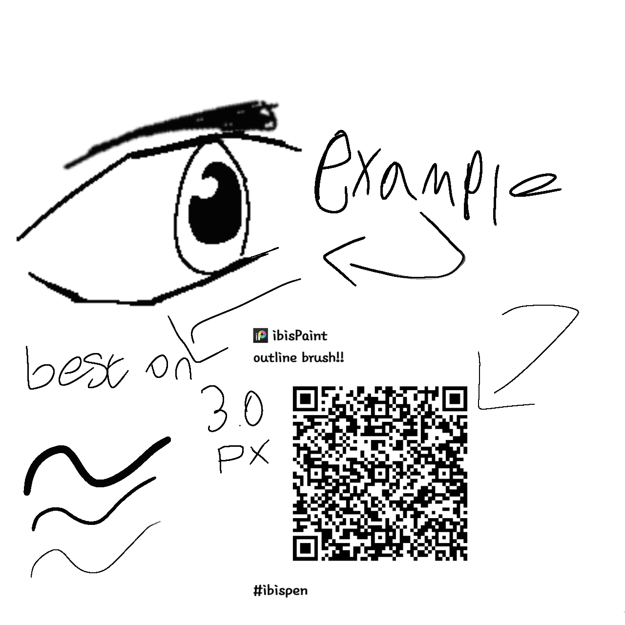 outline brush - ibisPaint