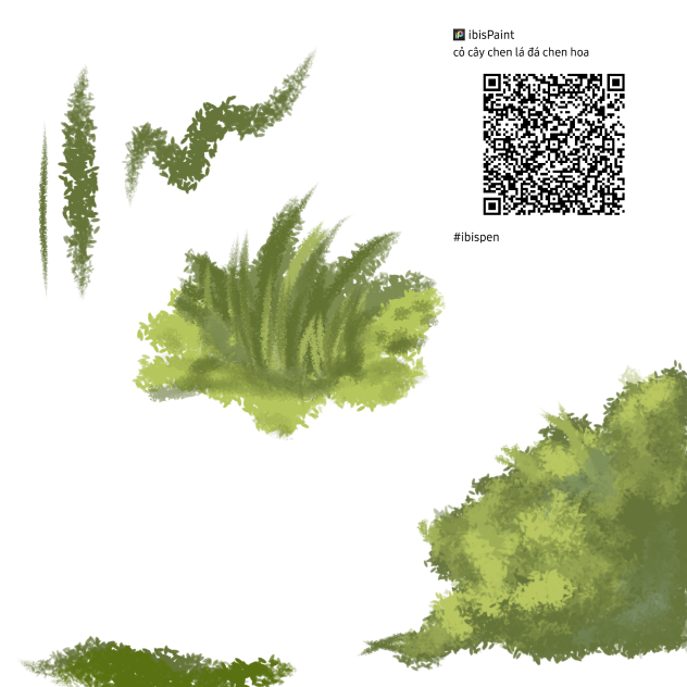 bushes - ibisPaint