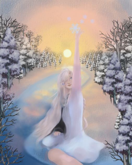 winter girl - ibisPaint