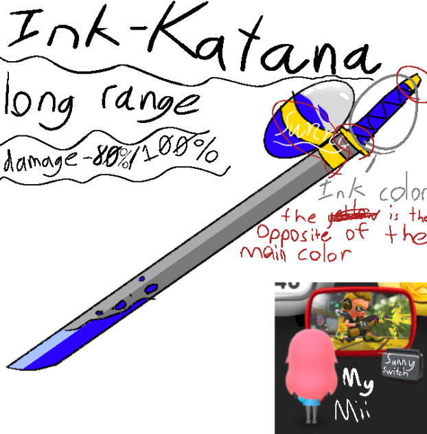 1.fan made weapon for Splatoon - ibisPaint
