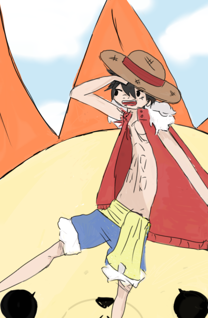 Luffy #2 《Speed Paint 》 - ibisPaint