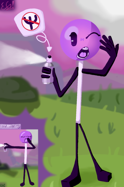 Lolli but re-drawn (BFB) - ibisPaint